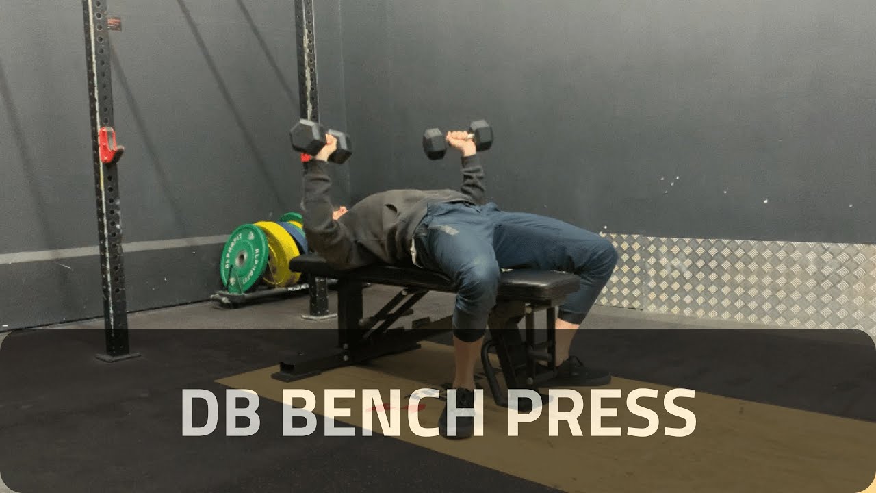 DB Chest Press - YouTube