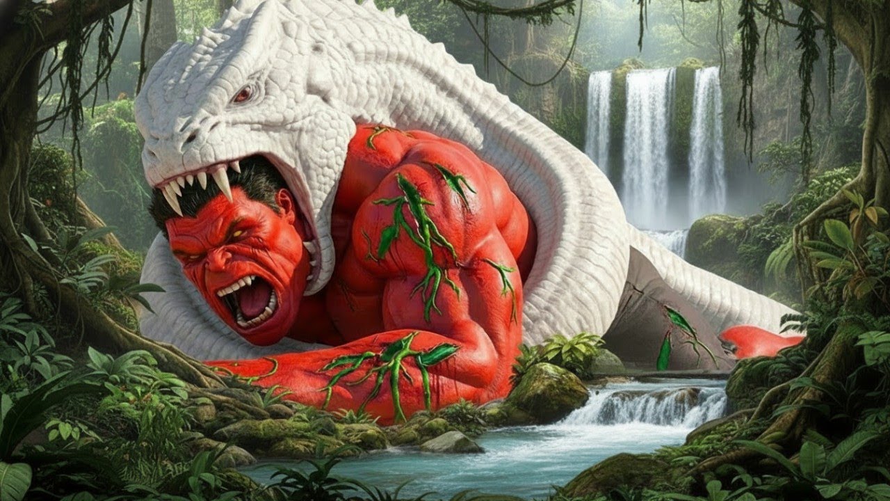 HULK vs WHITE SNAKE Legendary Fight! | The Wild Clash on a Military ...