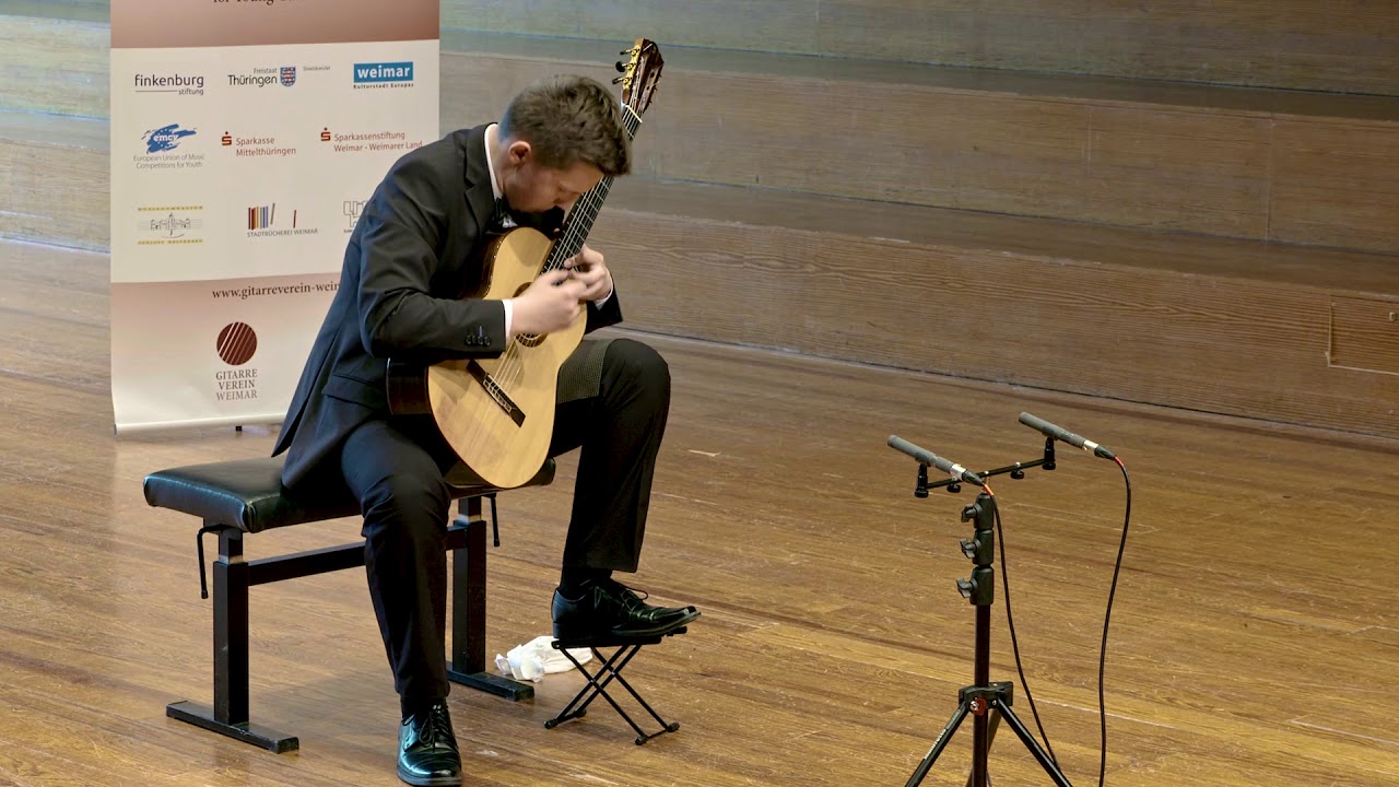 14th Anna Amalia Competition for Young Guitarists: Jan Markowski - YouTube