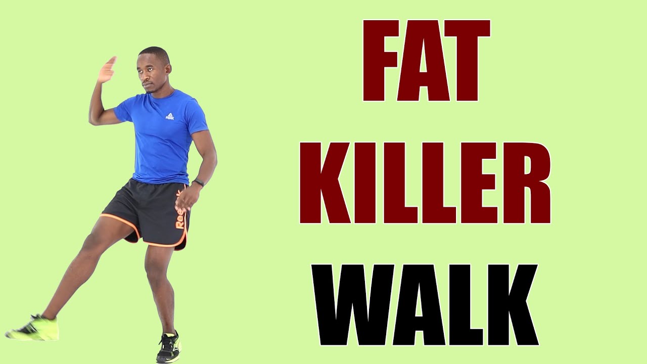 FAT KILLER Walk at Home Workout/ 20 Minute Walking Cardio - YouTube