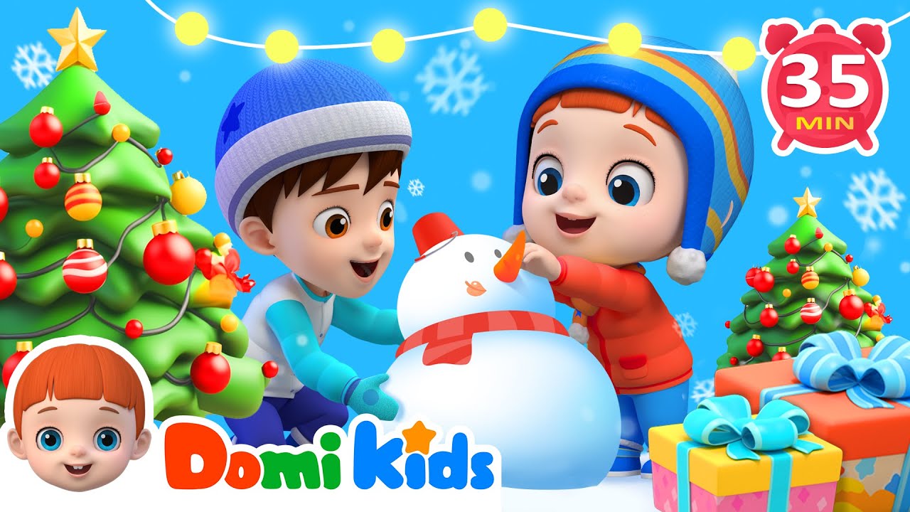 Winter Songs Compilation & MORE | Family Songs | Domi Kids Nursery ...