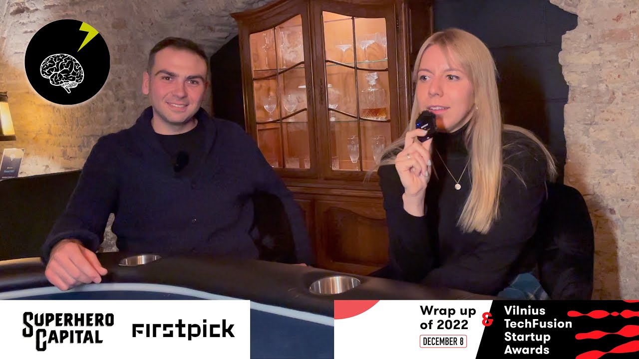 Lithuanian startup AWARDS 2022. Superhero Capital & FIRSTPICK interview - YouTube