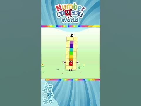 Numberblocks World - Meet Numberblock Twenty Seven and Learn How to ...