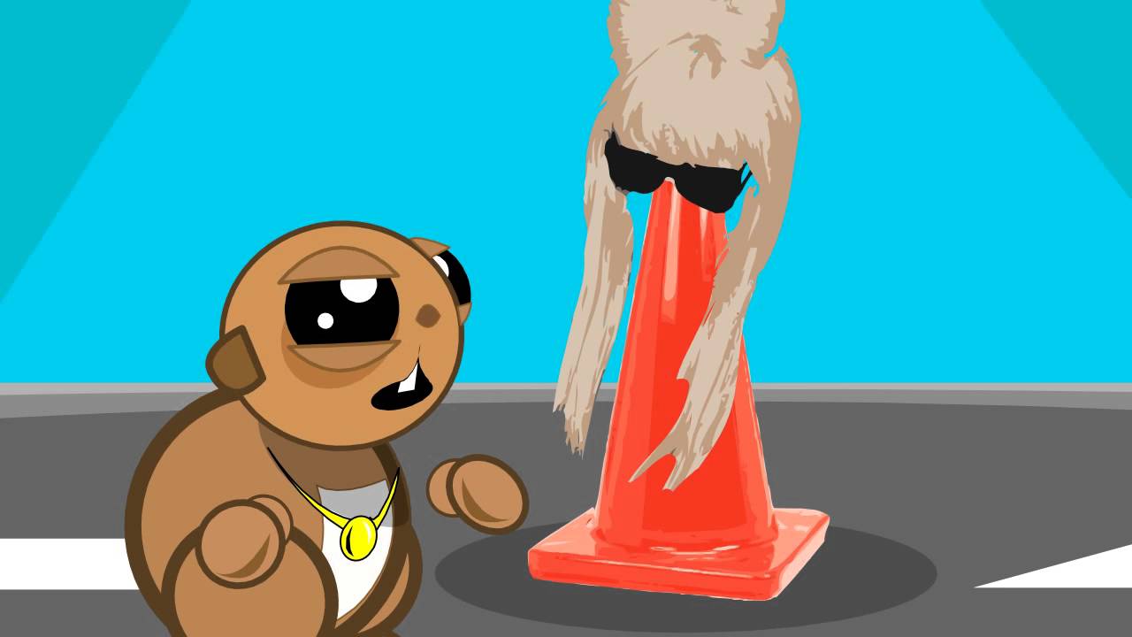 Gangsta Hamster Lady Gaga Hit and Run - YouTube