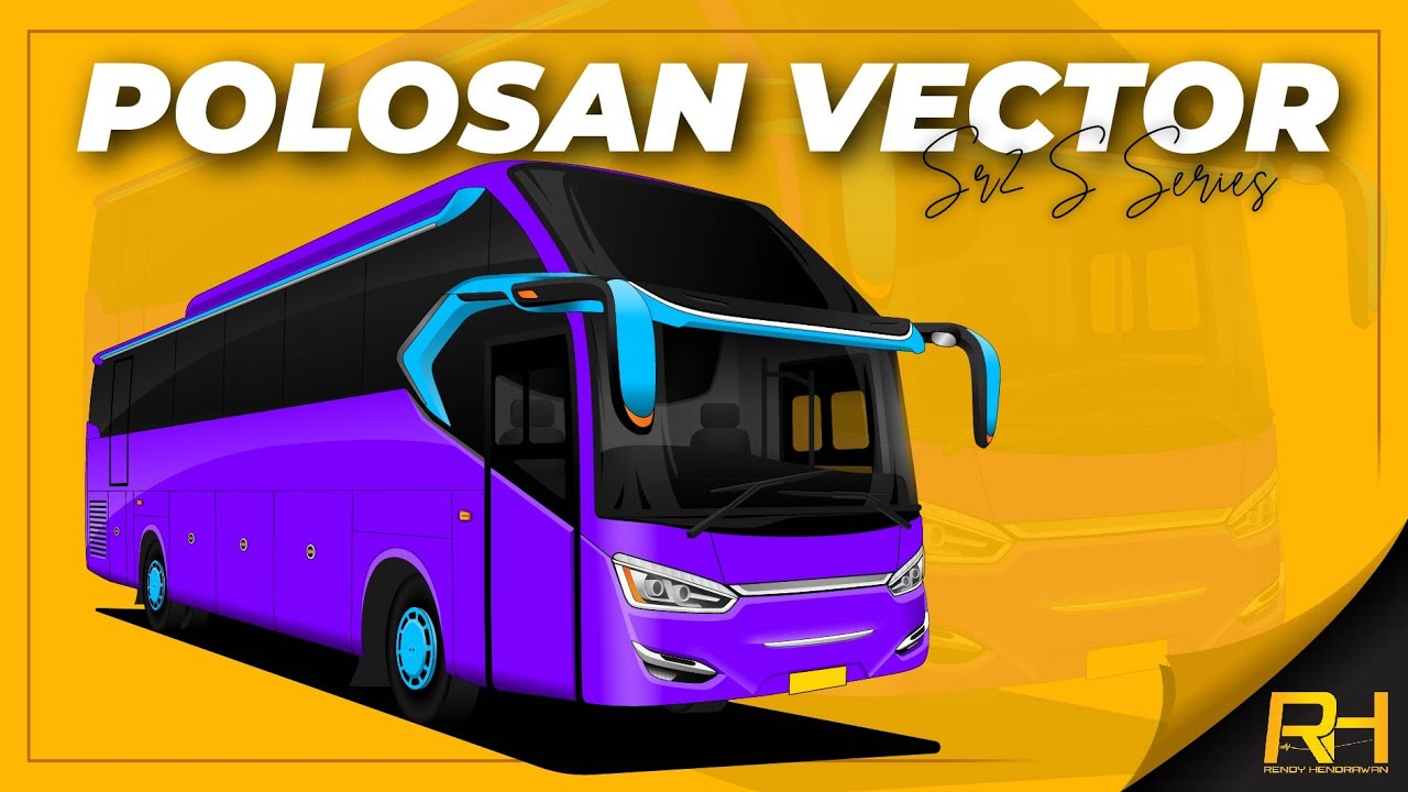 Share polosan vector bus SR2 HD Prime S Series [samping] - YouTube