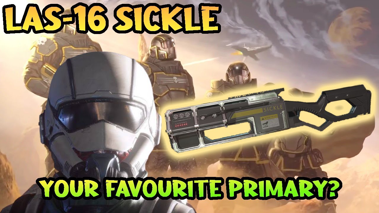 LAS-16 Sickle New Primary Weapon | Helldivers 2 - YouTube