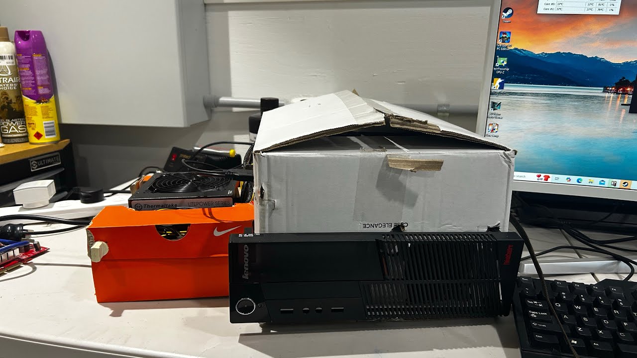 MAKING A CARDBOARD BOX COMPUTER - YouTube