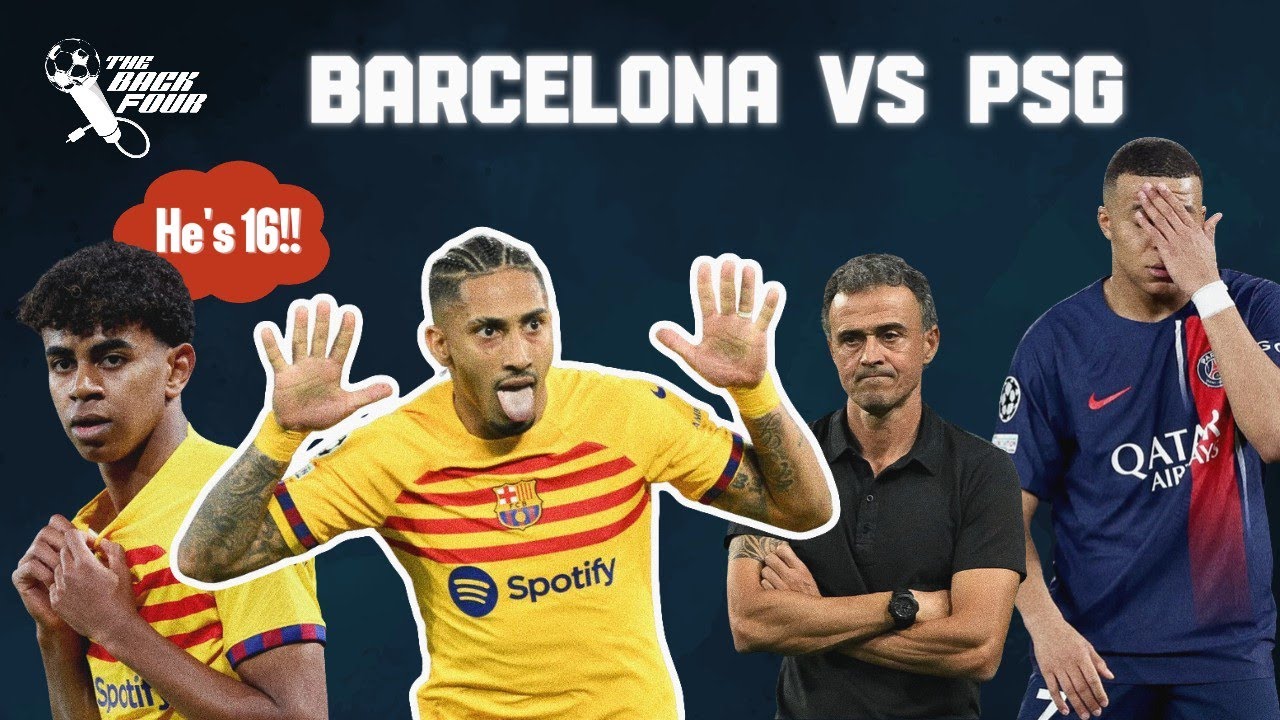 Mbappe GHOSTS again - Barcelona KIDS embarrass PSG - YouTube