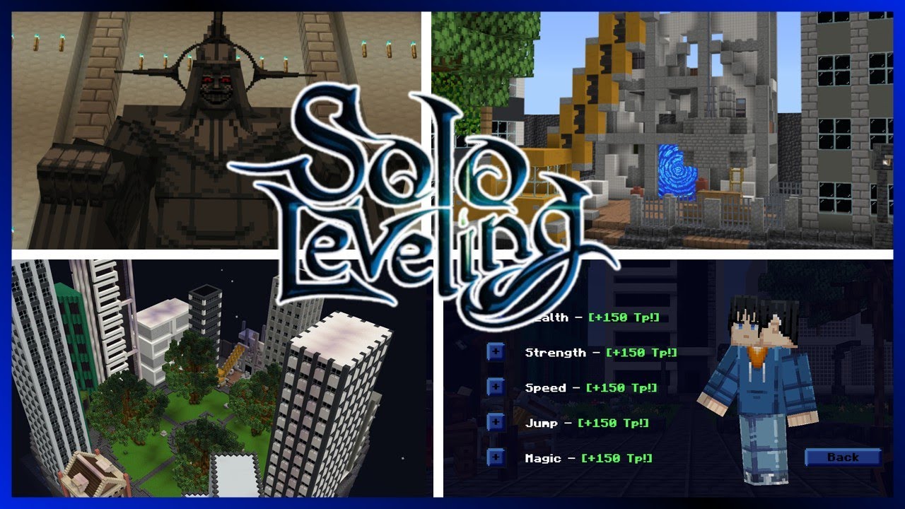Solo leveling , MOD PACK + MAPA PARA MINECRAFT PE. - YouTube
