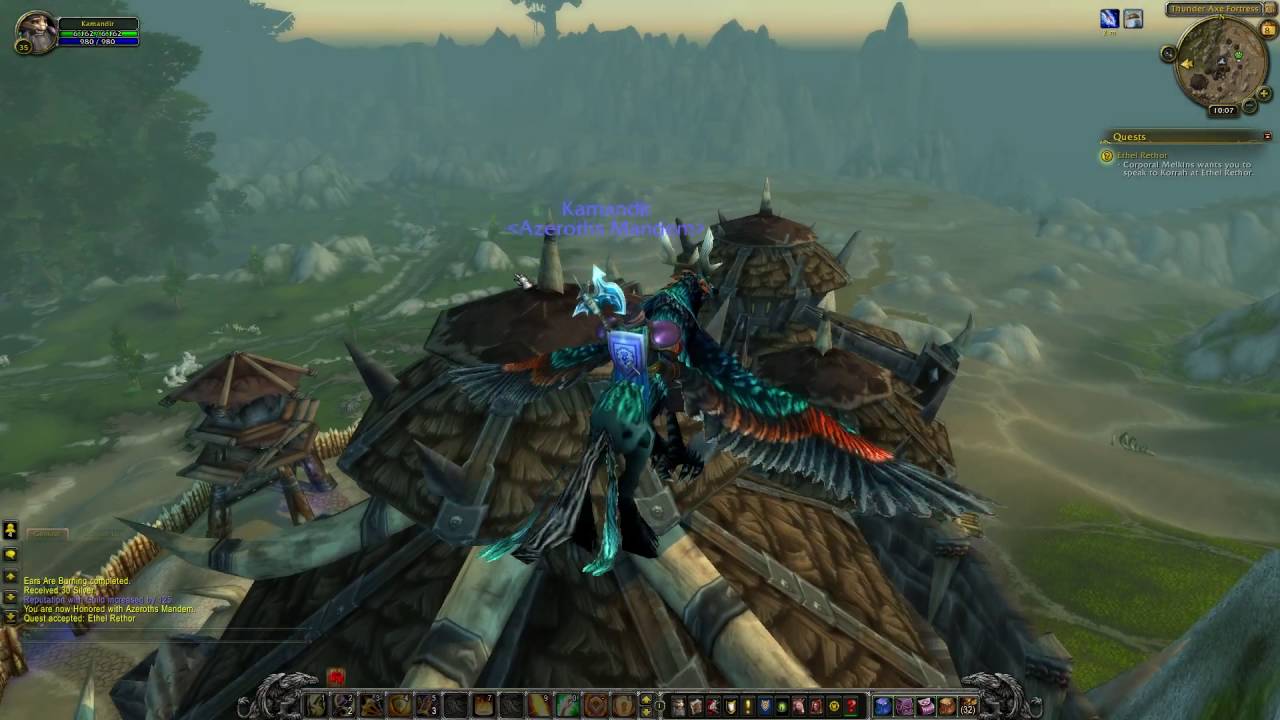 WoW quest #2533 Ethel Rethor - YouTube