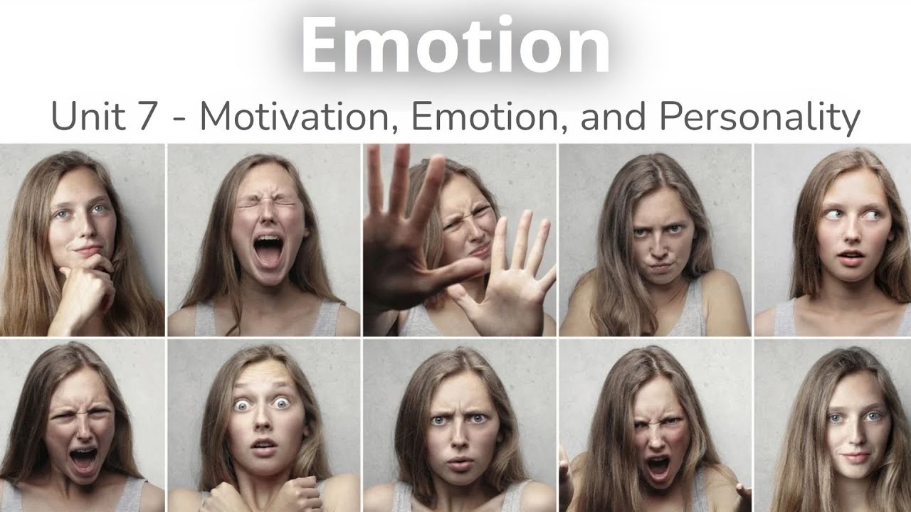 AP Psychology - Emotions (Unit 7.3) - YouTube