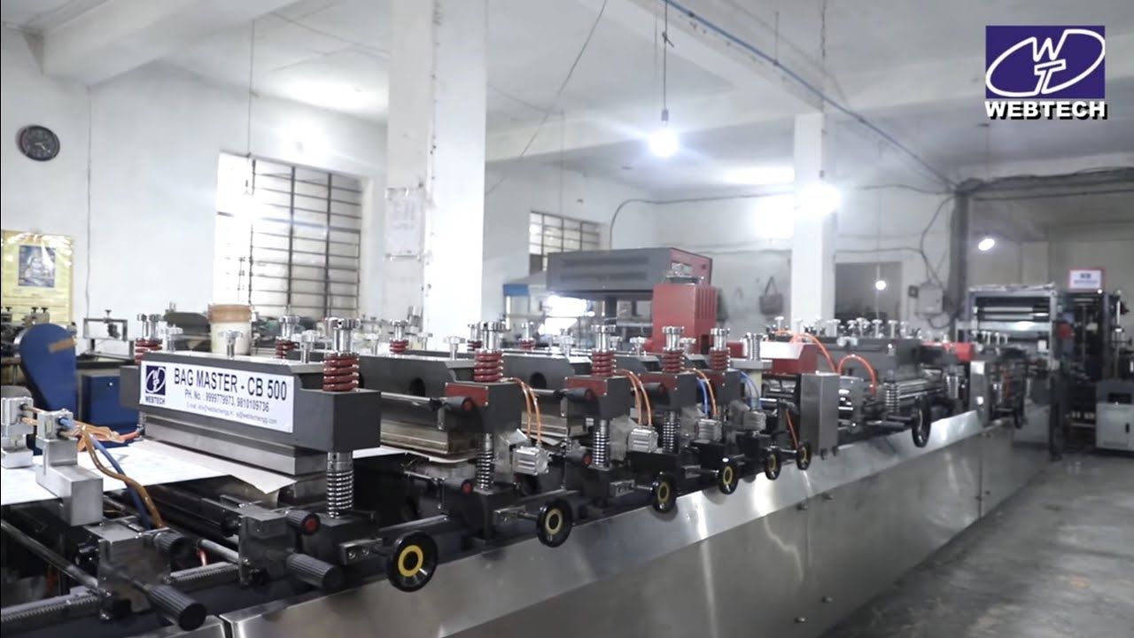 E-COMMERCE COURIER BAG MAKING MACHINE | BOPP POUCH MAKING MACHINE | WEBTECH GROUP - YouTube