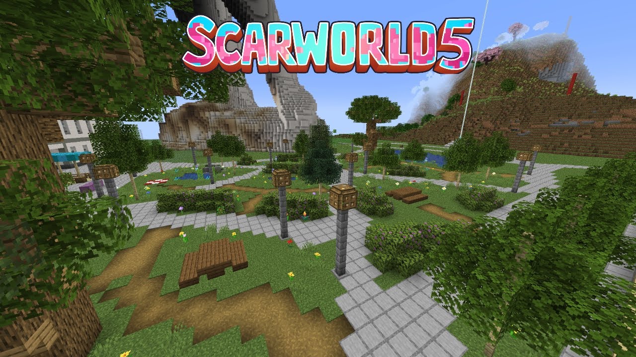 Minecraft SMP City Park Detaling! - YouTube