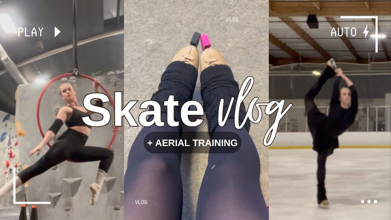Ice skating training vlog + aerial | EP 1 - YouTube