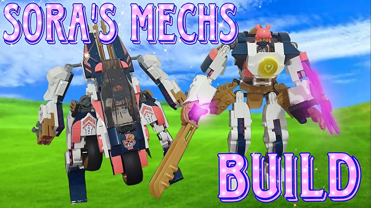 Building Ninjago Sora's S1 and S2 Dragons Rising Mechs - YouTube