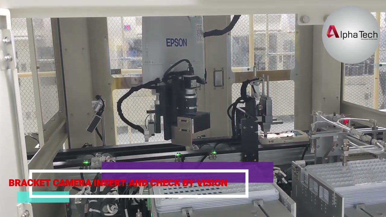 [ALPHA TECH PLC]BRACKET CAMERA INSERT AND CHECK BY VISION - YouTube