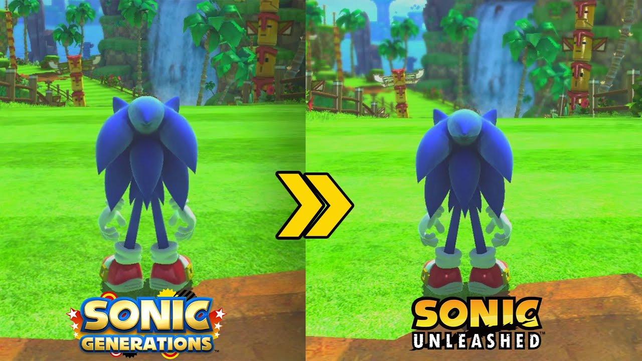 Sonic with Unleashed Shaders! | Sonic Generations Mods - YouTube