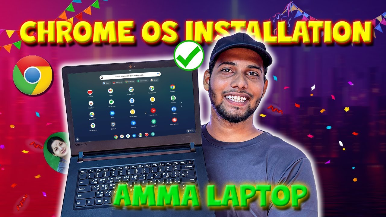 How to install chrome OS in laptop | Amma Laptop | TECH TEK - YouTube