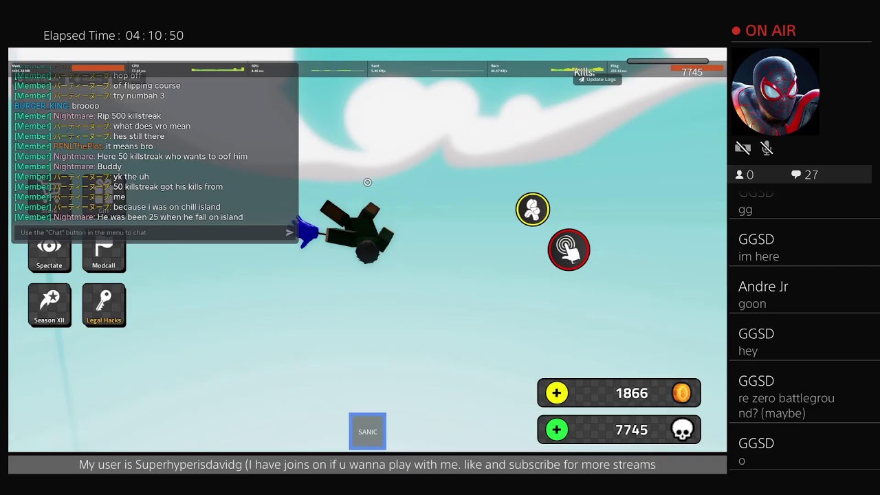 Playing roblox (Look below screen if u wanna join me) - YouTube