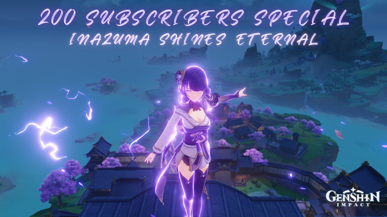 Inazuma Shines Eternal | Raiden Shogun Build | 200 Subscribers Special ...