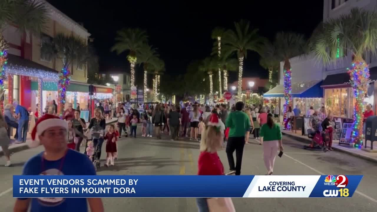 Police issue warning on fake event poster scam in Mount Dora - YouTube