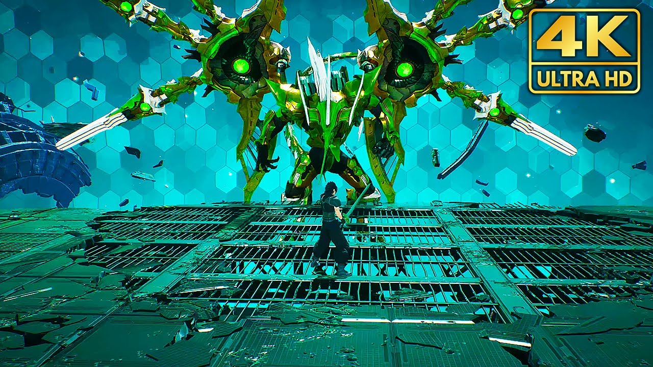 Bahamut Fury Boss Fight (4K Ultra HD) | Crisis Core Final Fantasy 7 ...