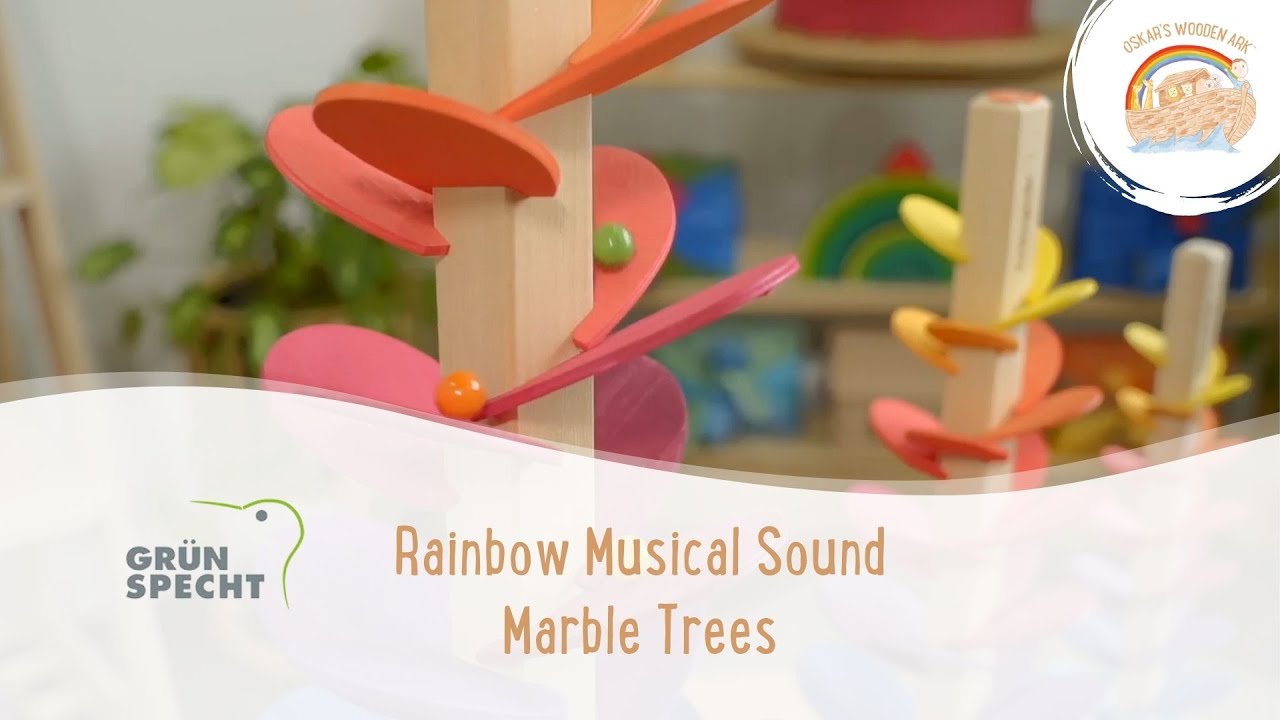 Grunspecht Rainbow Musical Sound Marble Tree comparison - YouTube