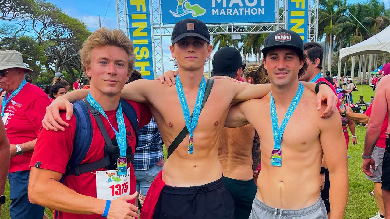 Maui Marathon 10K- Which one of the boys came in first? - YouTube