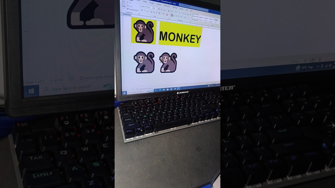 Monkey 🐒🐒🐒 Symbols Shortcut Key's #windows #shortcutkeys #nicl ## ...