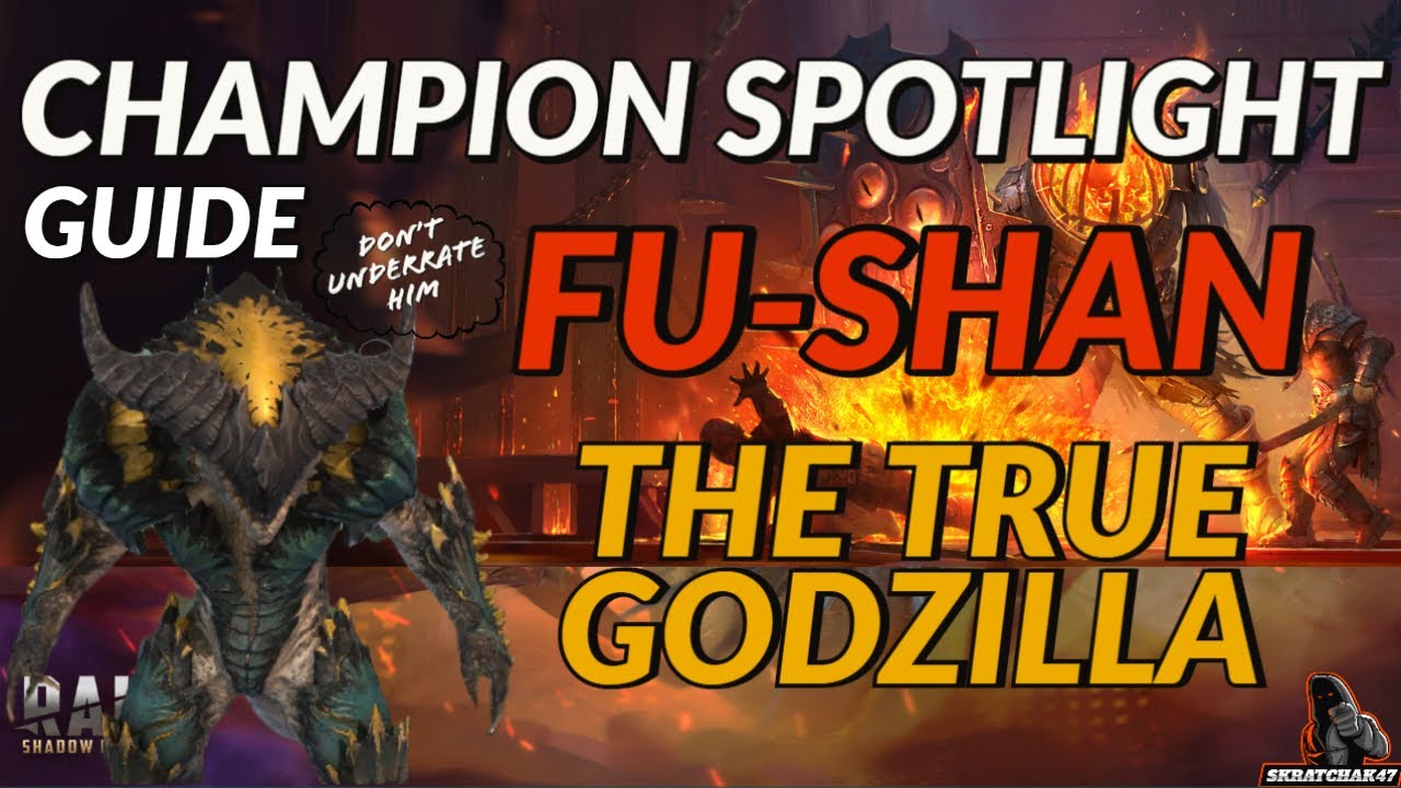 Fu-Shan The True Godzilla | Champion Spotlight | Raid: Shadow Legends ...
