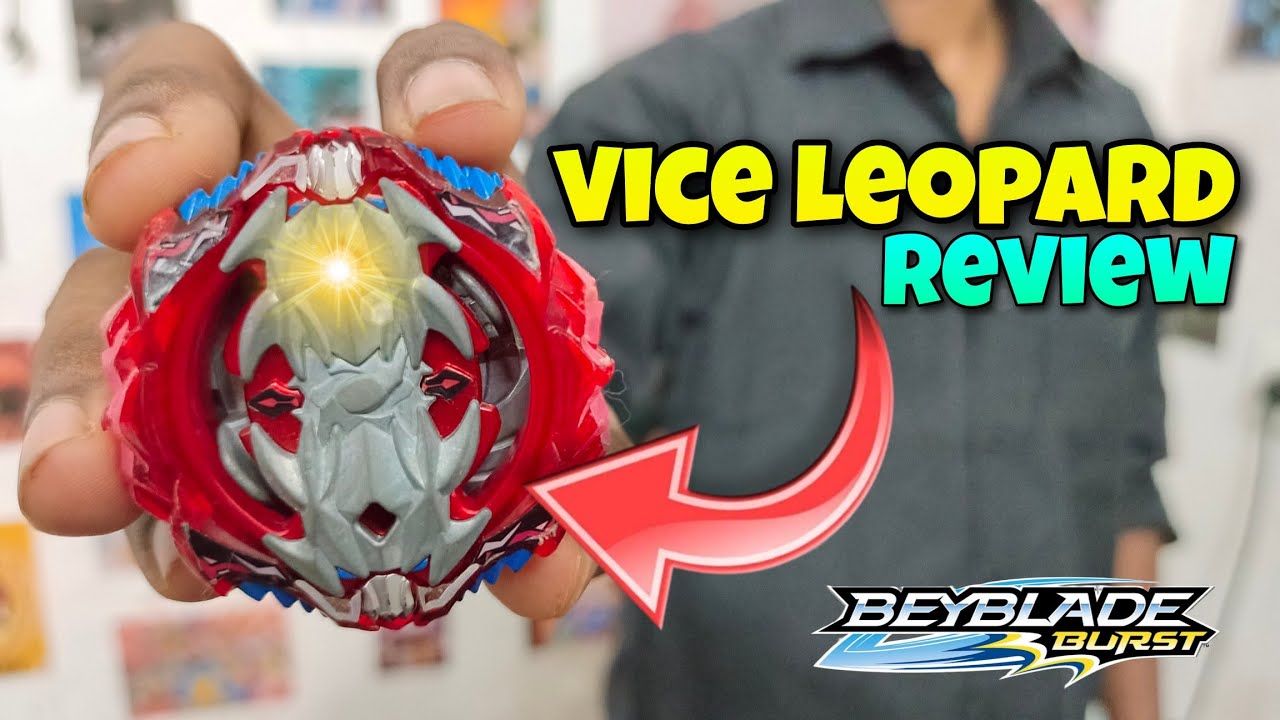 vice leopard beyblade review | pocket toon - YouTube