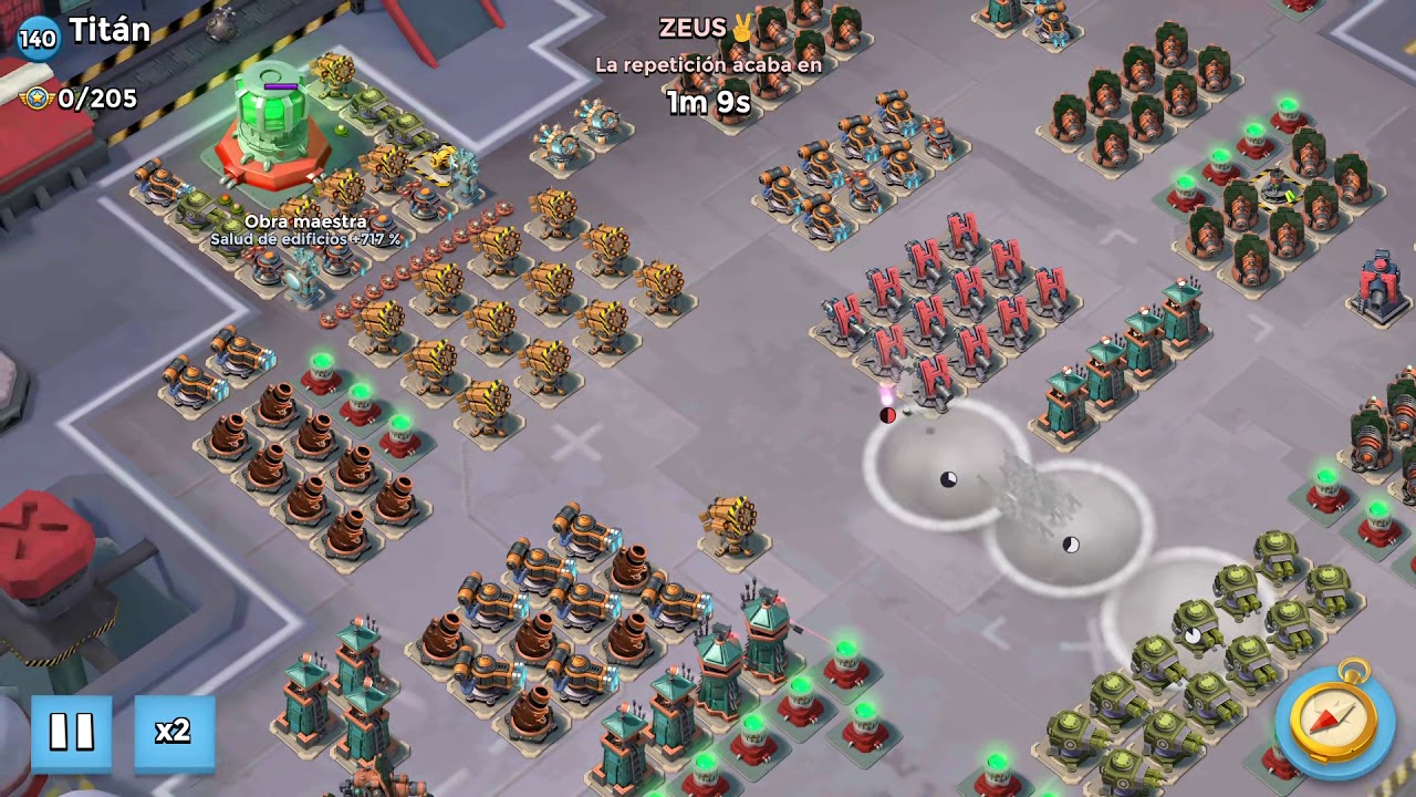 Boom Beach - Titan amazing solo with Sgt. Bullit 2018 - YouTube