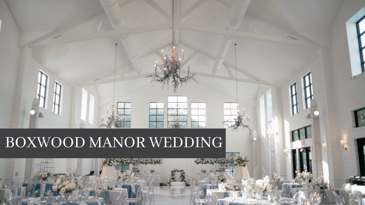 Romantic Wedding at Boxwood Manor Venue in Tomball TX - YouTube