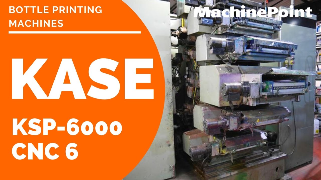 KASE KSP-6000 CNC 6 Bottle printing machines | KASE Machines - YouTube