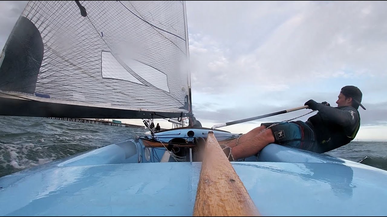 Finn sailing (3rd day) - YouTube