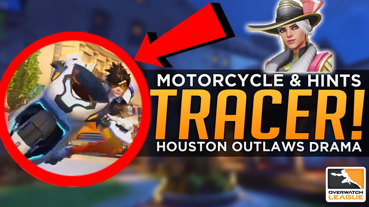 Overwatch: Tracer Gets a Motorcycle! - Houston Outlaws DRAMA! - YouTube