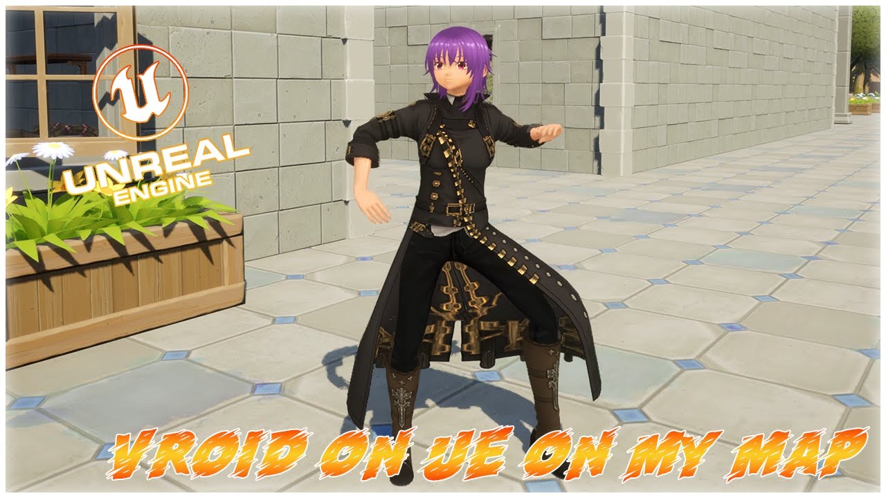 Using Vroid in Unreal Engine 5.3 and visiting my map! - YouTube