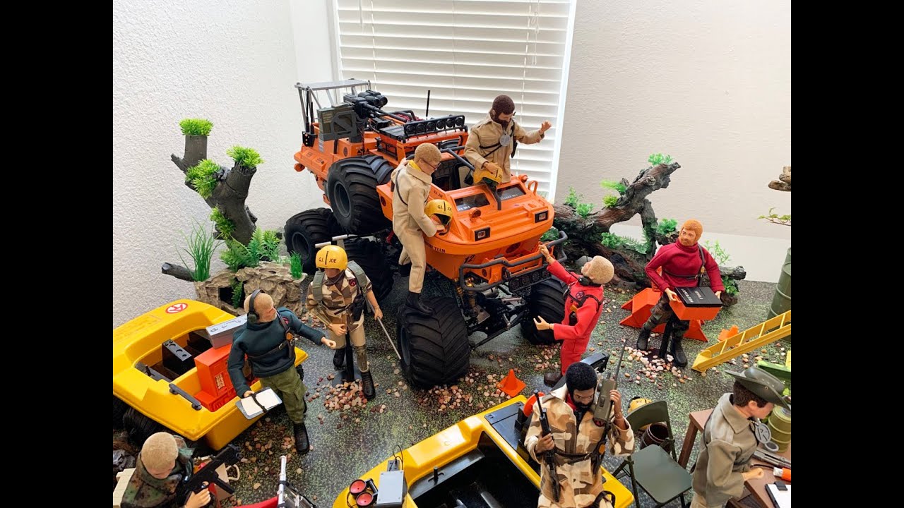 GI Joe Adventure Team "Staging Area" Diorama - YouTube