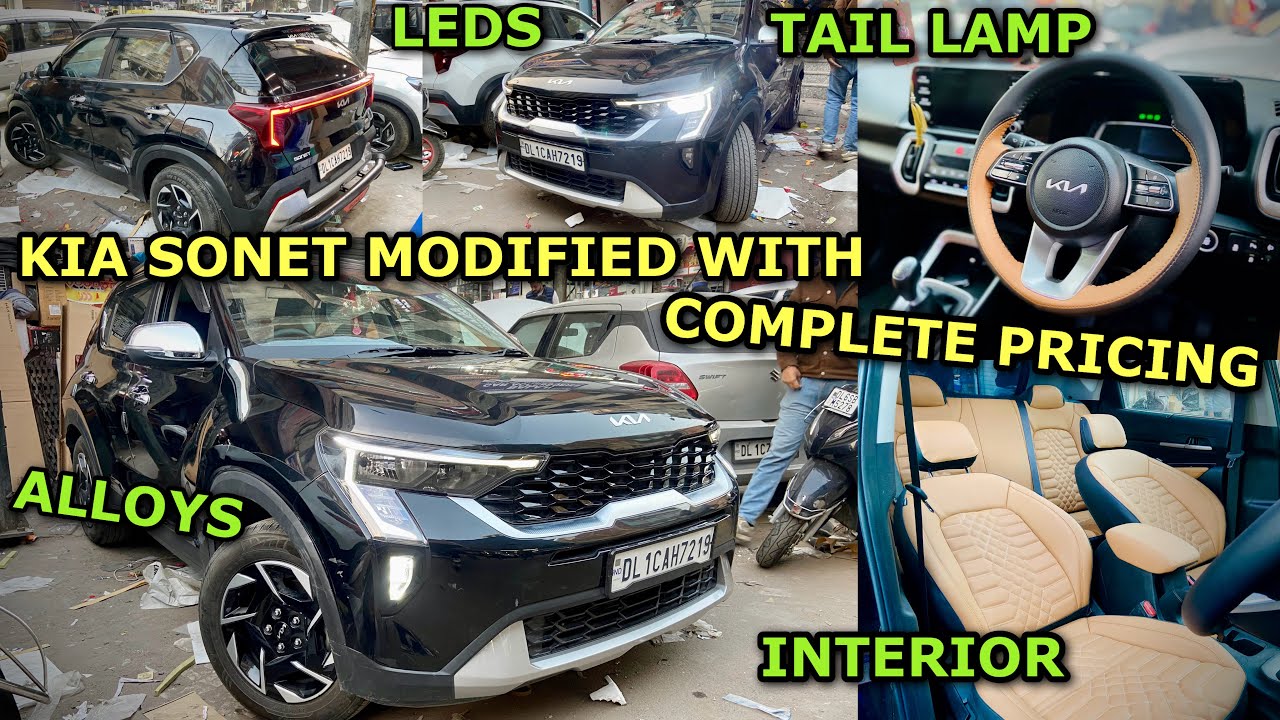 2024 KIA SONET HTK + MODIFIED WITH PRICING | KIA SONET MODIFICATIONS ...