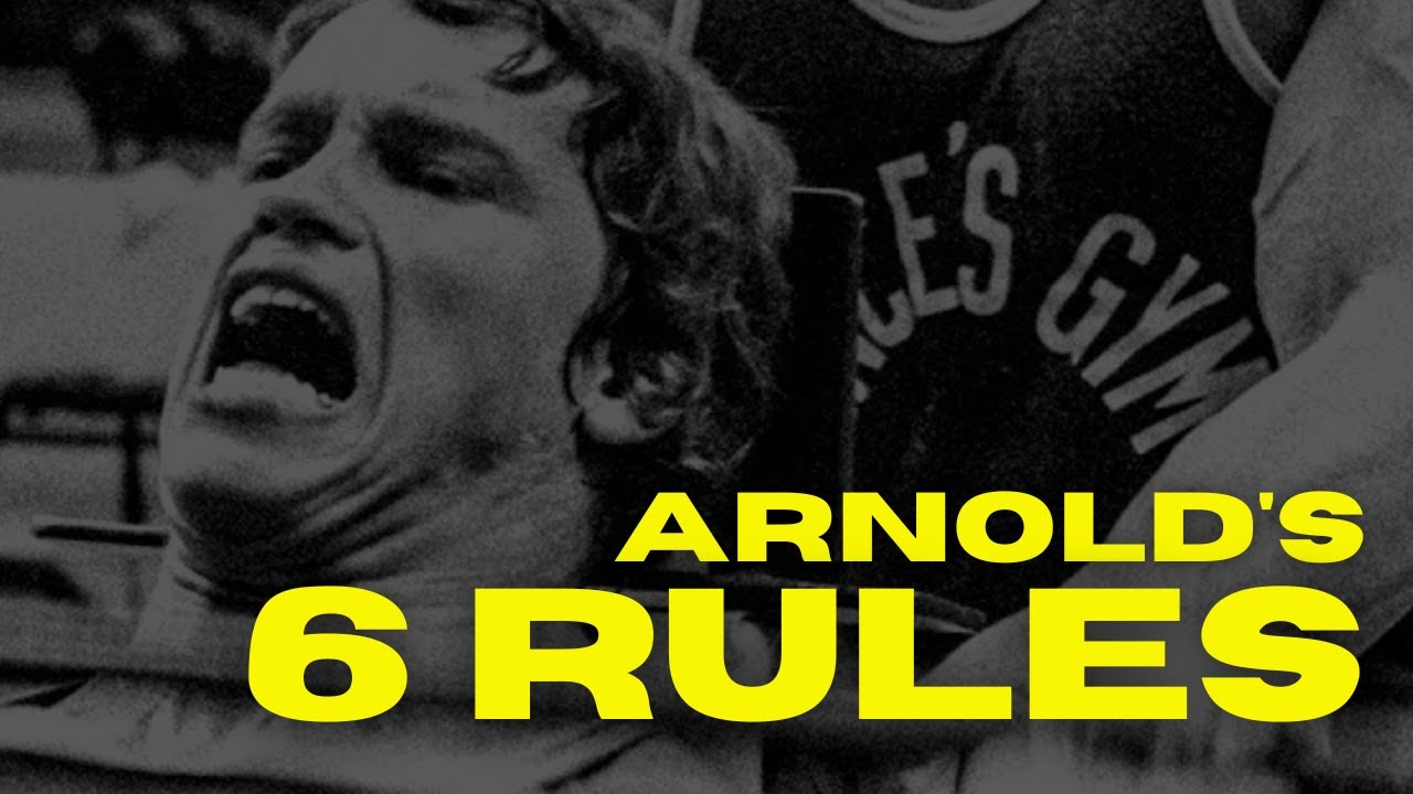 Arnold Schwarzenegger's 6 Rules for Success | MOTIVATIONAL SPEECH - YouTube