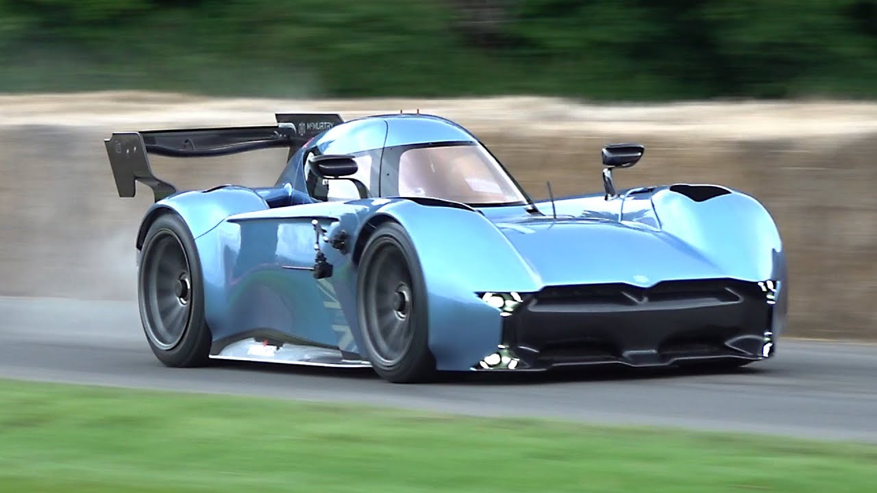 McMurtry Spéirling PURE Electric Fan Hypercar Flatout @ FOS Goodwood ...