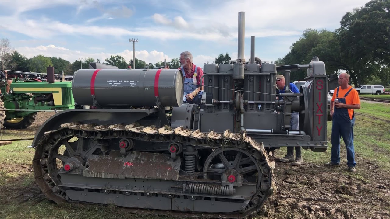 Caterpillar model 60 on the dyno. Rock river thresheree ‘18 - YouTube