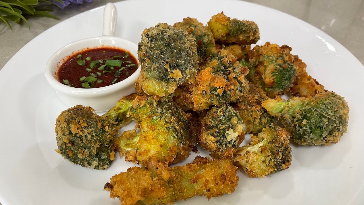 Half broccoli became to delicious fried broccoli : easy recipe | Ok ...