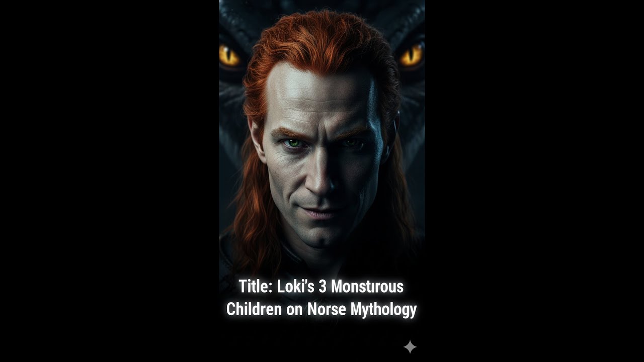 The 3 MONSTROUS Children of Loki Who Sparked Ragnarok | Norse Mythology ...