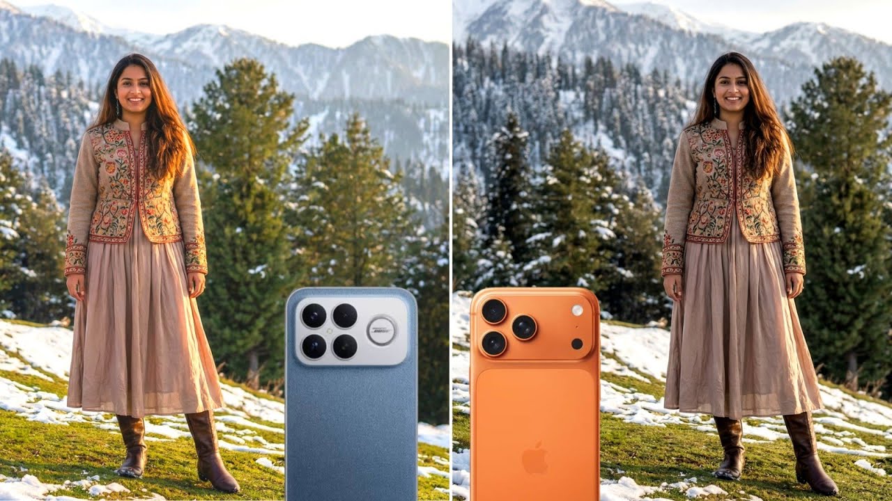 Poco f8 ultra vs iPhone 17 pro max | Camera test | Night low light test ...