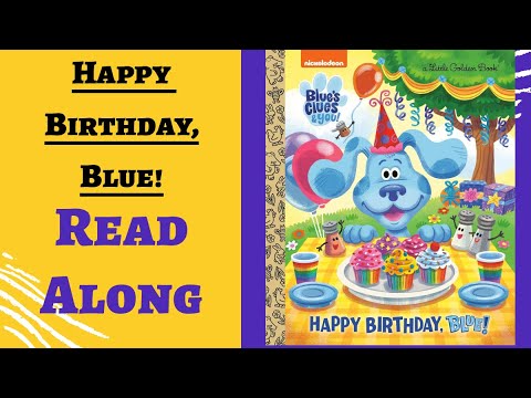 Happy Birthday Blue | Read Along Books for Children - YouTube
