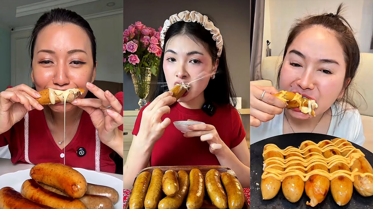 Uncle Boss Cheese Sausages🧀💦 | Tiktok Mukbang Compilation - Part 1 ...
