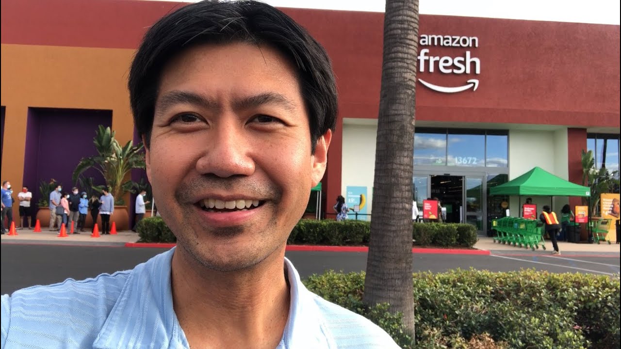 Inside the Amazon Fresh Store in Irvine, CA - YouTube