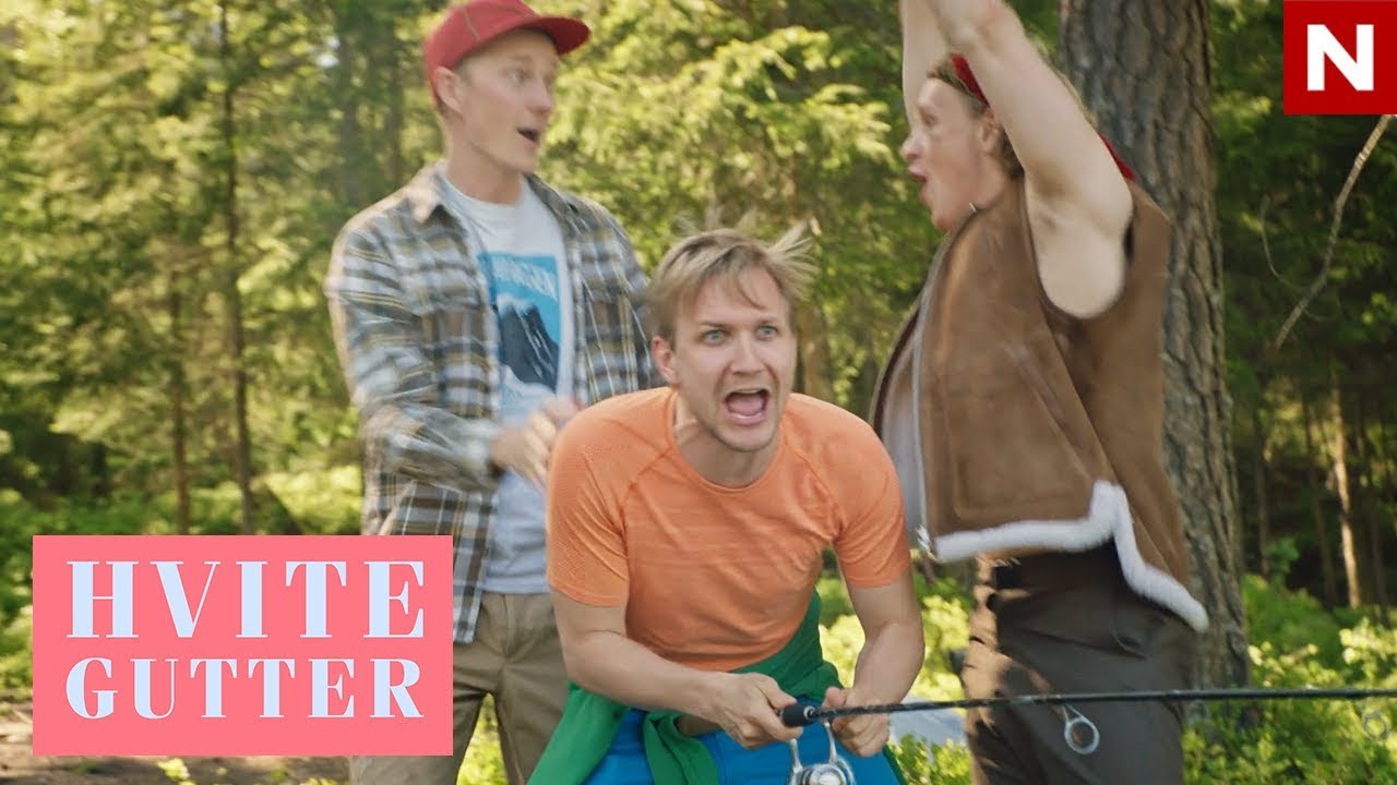 Hvite gutter | Gutta får ikke til fiskingen | discovery+ Norge - YouTube