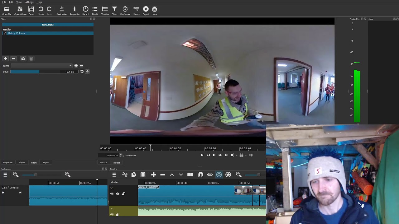 Editing GoPro Fusion 360 Footage with Shotcut - YouTube